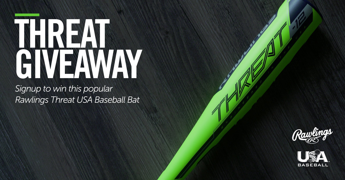 Rawlings Threat -12 USA Youth Baseball Bat
